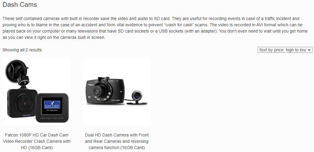 falcon-dash-cams – Caravan Servicing and Accessories